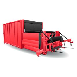 Plastic-folie perscontainer huren | Van den Noort